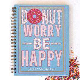 Jadelynn Brooke Donut Worry Spiral Journal – Country Club Prep