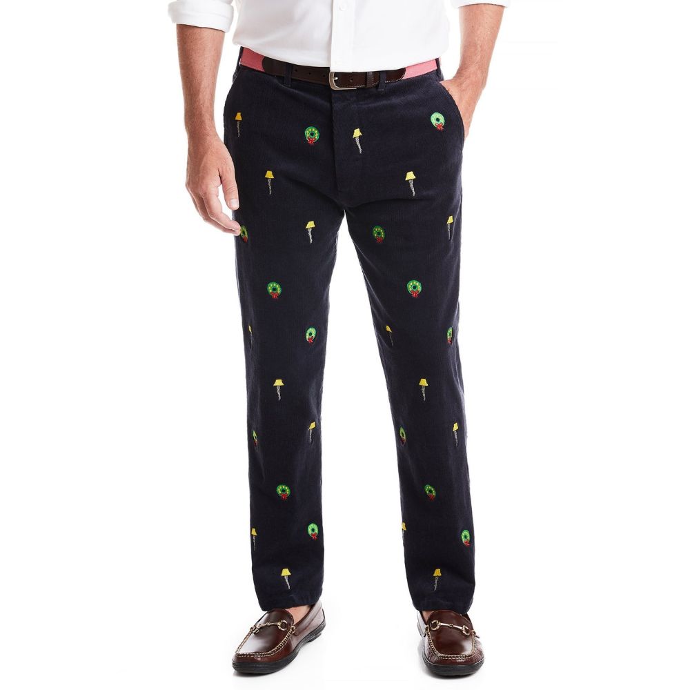 Castaway Clothing Corduroy Pant with Embroidered Leg Lamp – Country ...