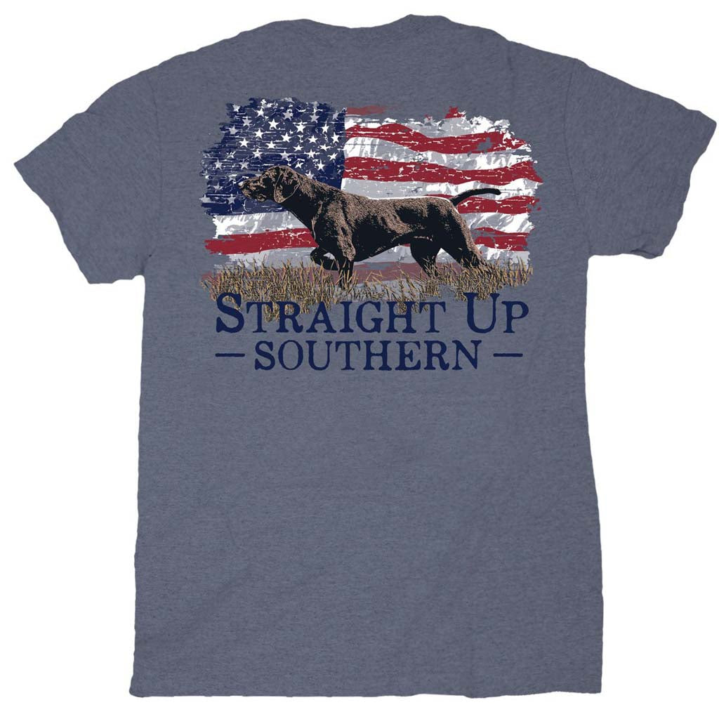 Pointer Flag Short Sleeve Tee | Straight Up Southern – Country Club Prep