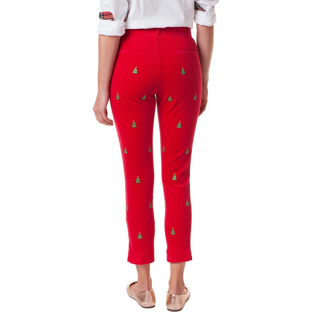 Castaway Clothing Ladies Capri Pants with Christmas Trees – Country ...