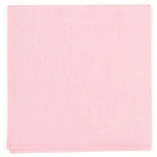 High Cotton Chambray Pocket Square in Pink – Country Club Prep