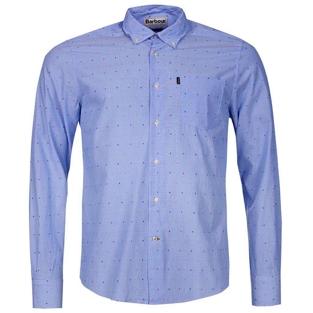 Barbour Cuthbert Shirt in Sky – Country Club Prep