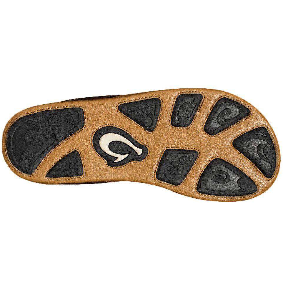 Olukai Men's Hiapo Sandal in Dark Java & Toffee – Country Club Prep