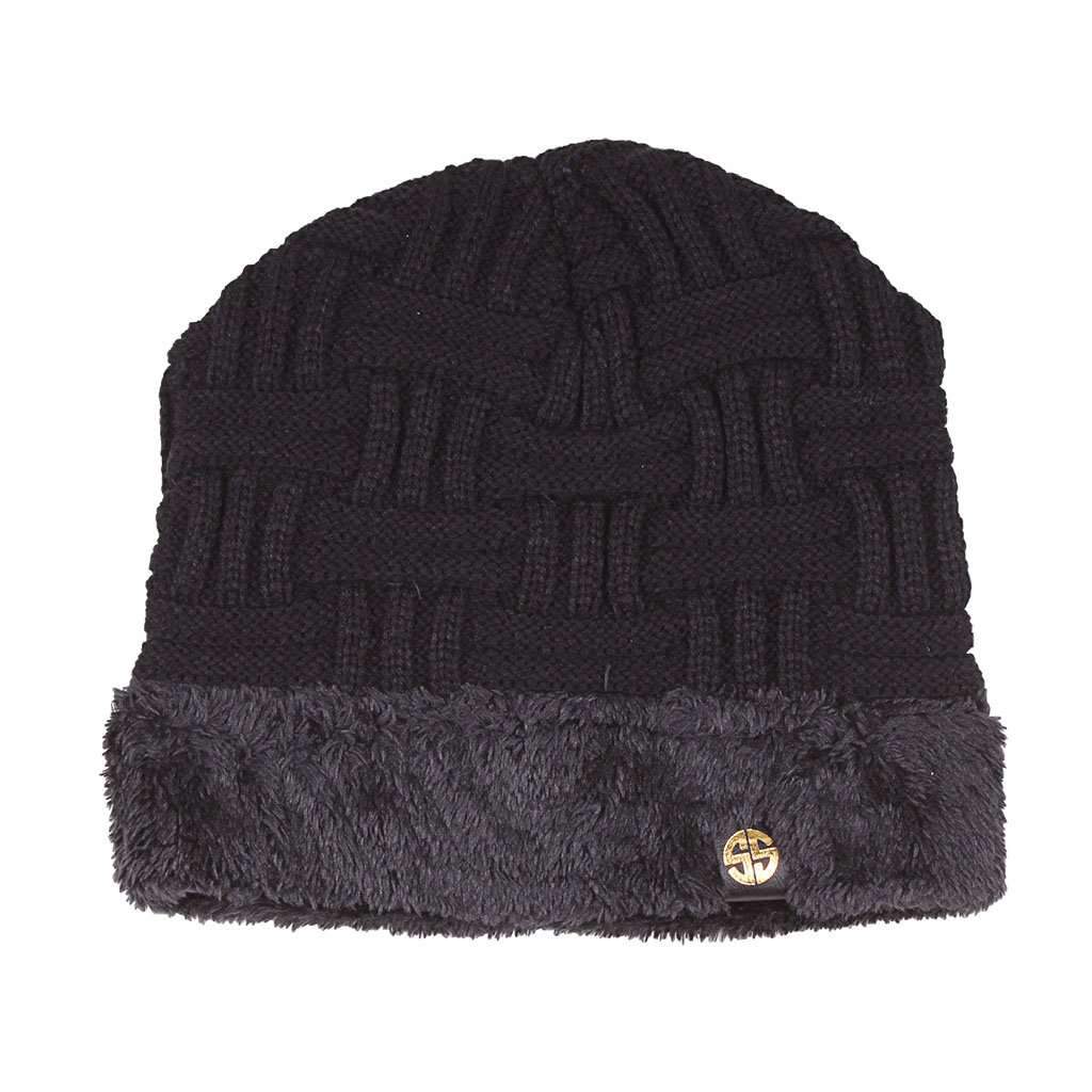 Simply Southern Sherpa Lined Beanie in Black – Country Club Prep