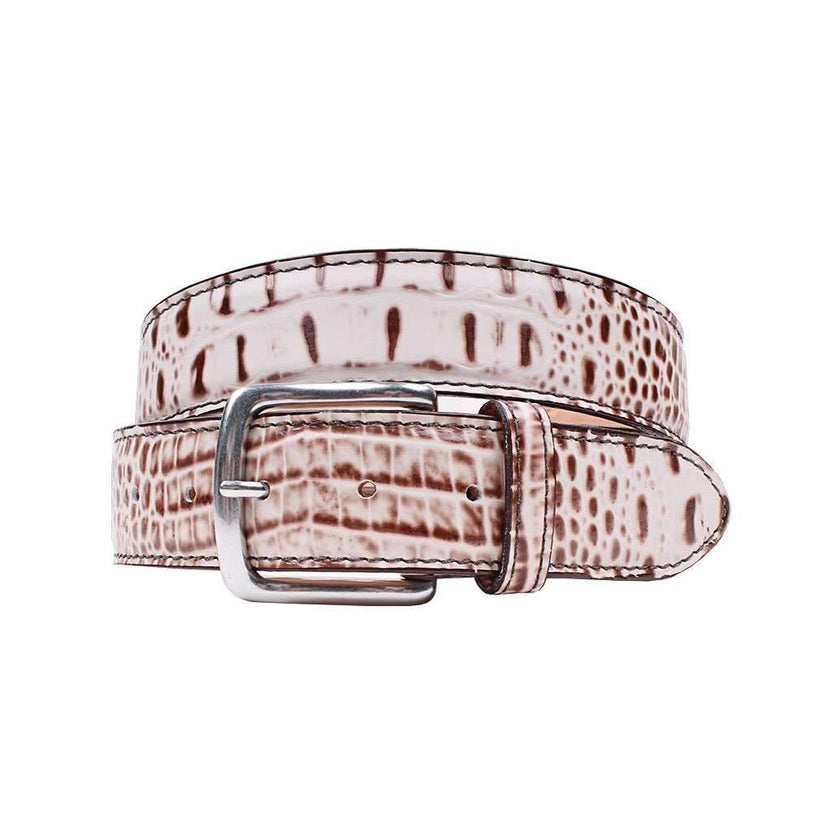 Country Club Prep Travis Moc Croc Belt | Free Shipping!