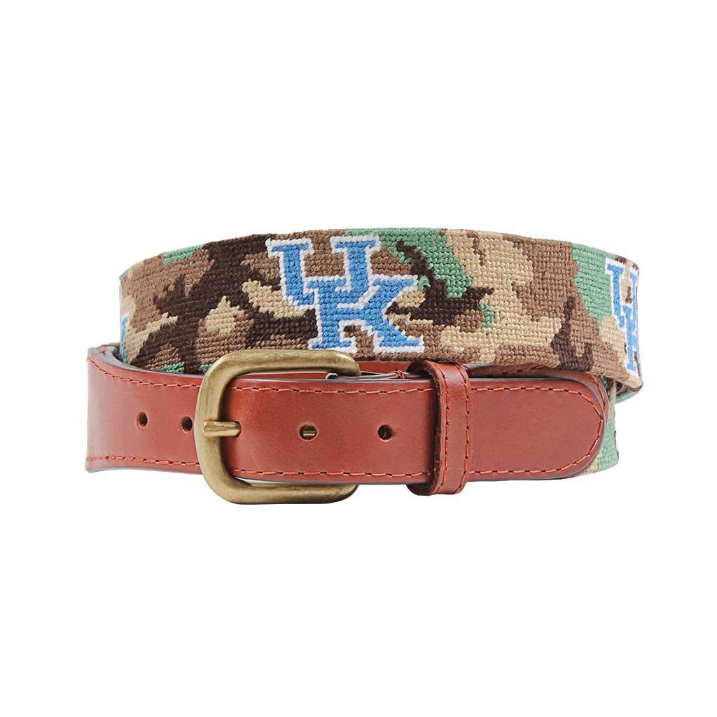Smathes & Branson University of Kentucky Camo Needlepoint Belt ...