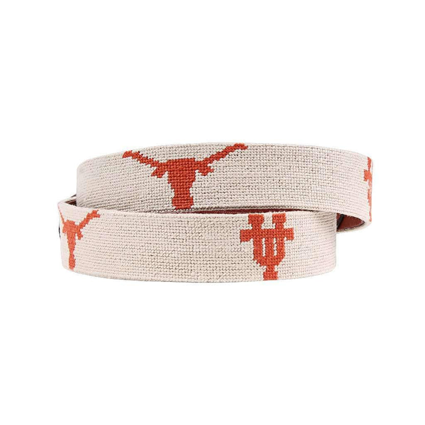 Smathers & Branson University of Texas Needlepoint Belt – Country Club Prep
