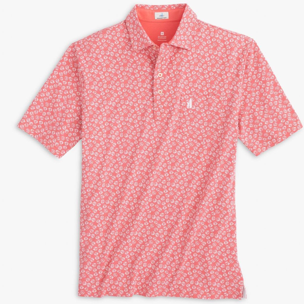 The Original 4-Button Polo Kevin Print by Johnnie-O – Country Club Prep