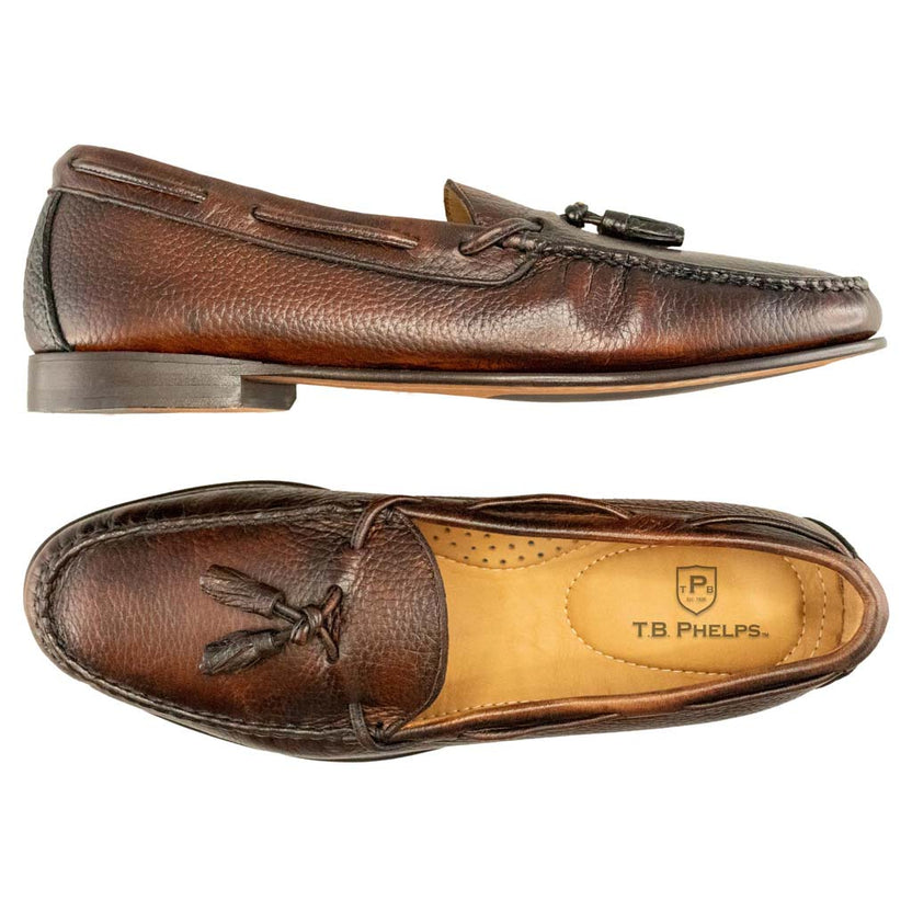 Preston Deerskin Tassel Loafer by Country Club Prep