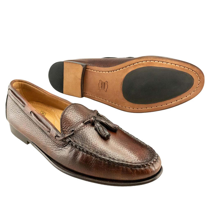 Preston Deerskin Tassel Loafer by Country Club Prep