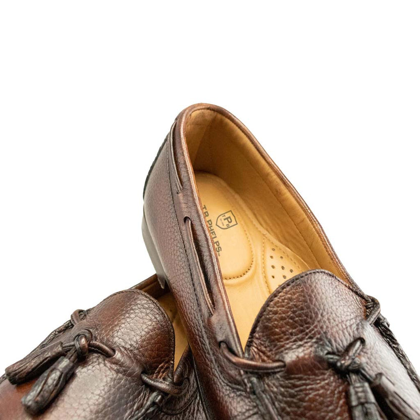 Preston Deerskin Tassel Loafer by Country Club Prep