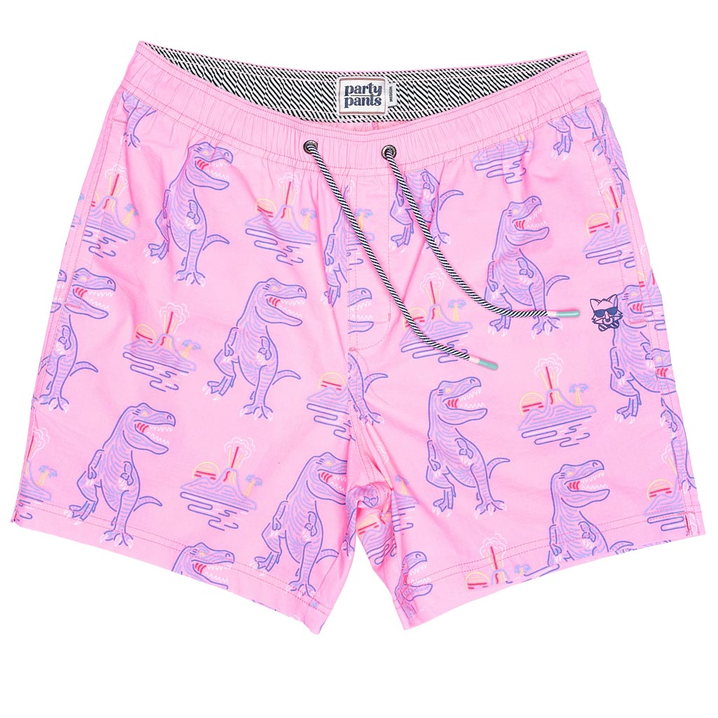 T-Rex Neon Swim Short by Party Pants – Country Club Prep