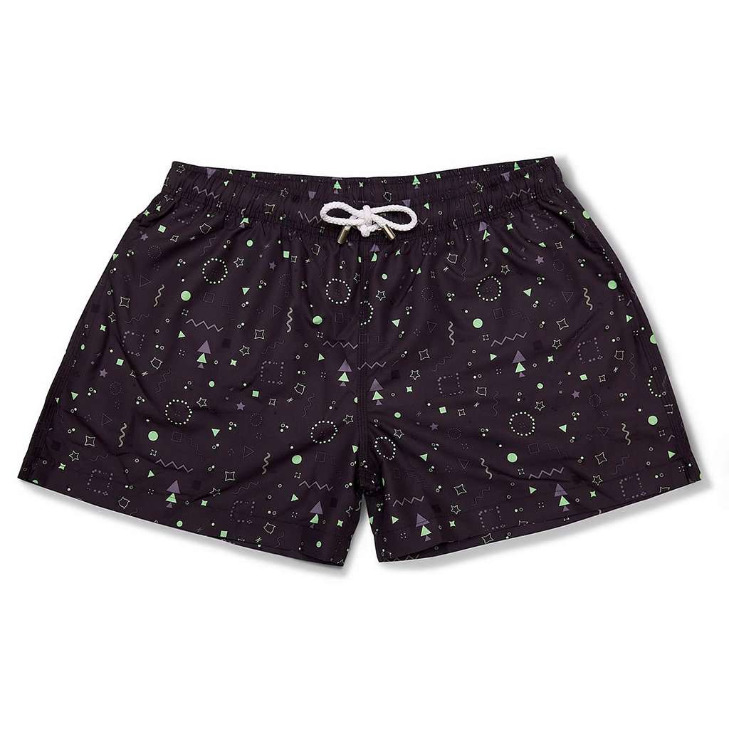 Kennedy The Deep Space Nines Swim Trunks in Black – Country Club Prep