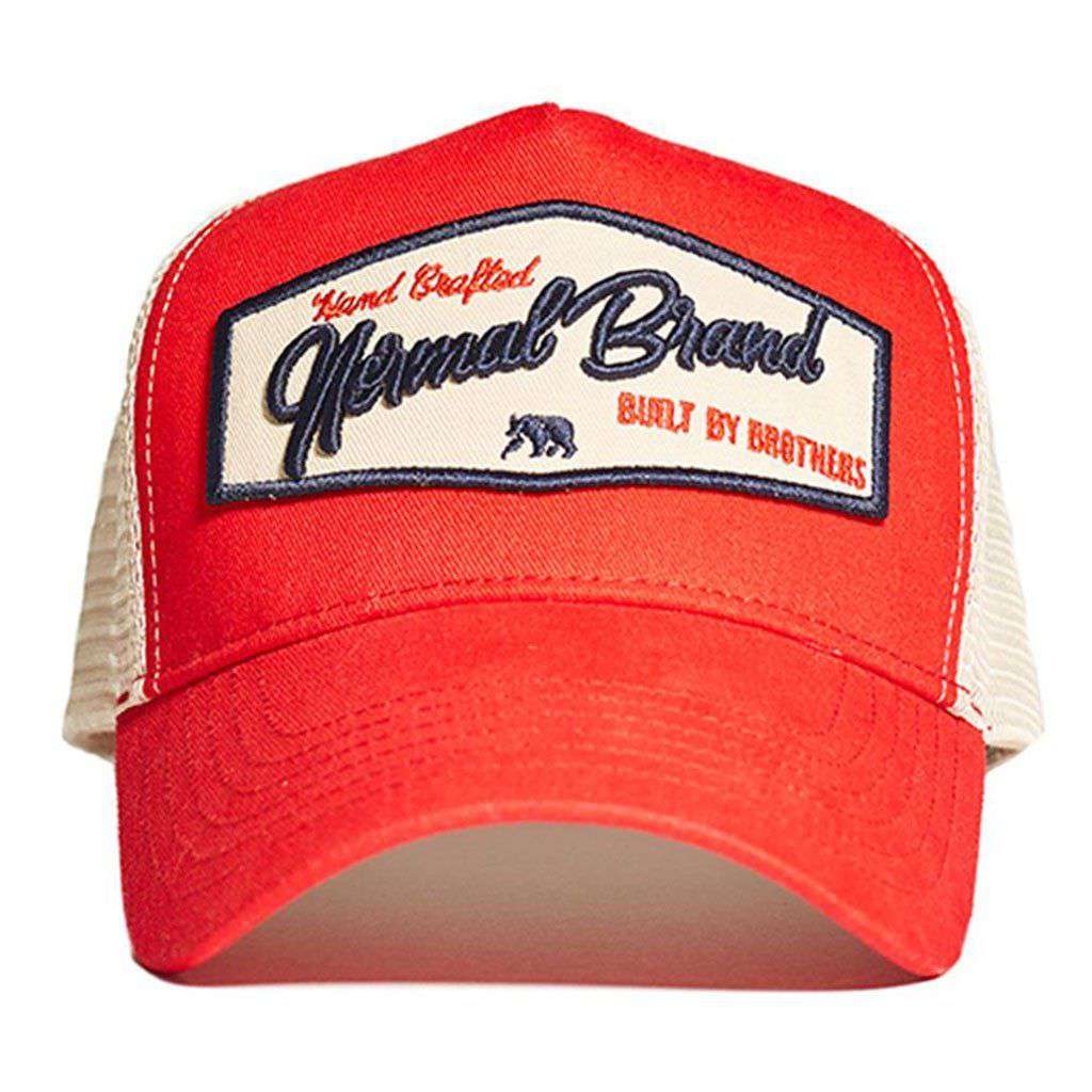 The Normal Brand Built by Brothers Cap in Red – Country Club Prep