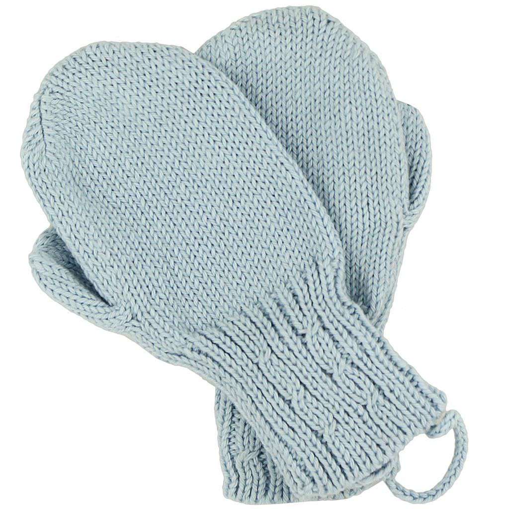 Bella Bliss Solid Mittens in Blue – Country Club Prep