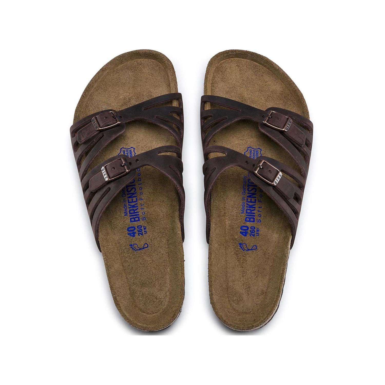 Birkenstock Granada Sandal in Habana Oiled Leather with Soft Footbed ...