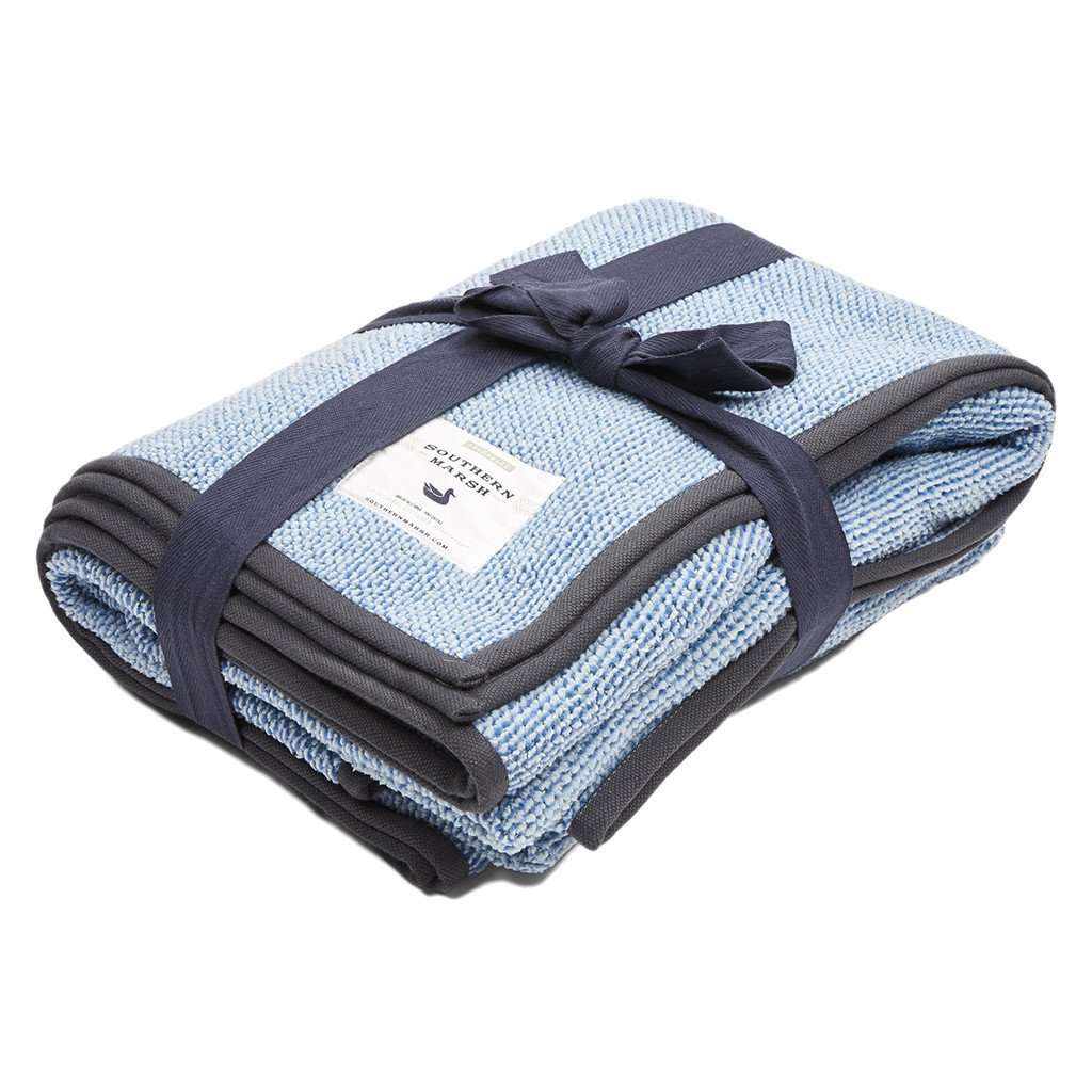 Highland Alpaca Blanket in Slate by Southern Marsh – Country Club Prep