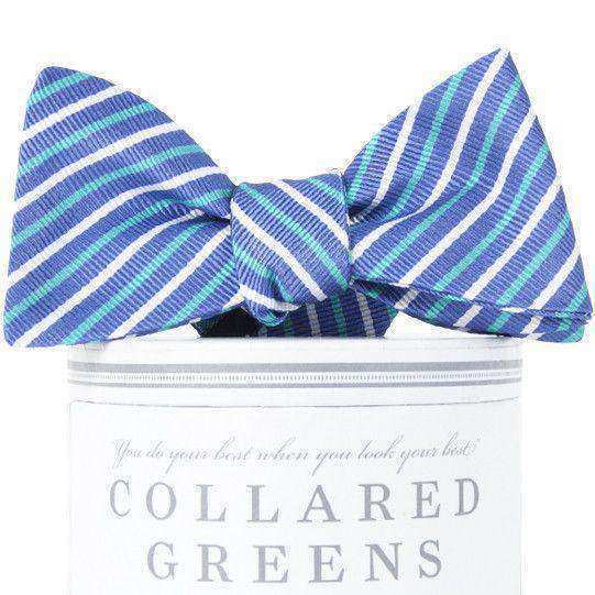 Collared Greens Emerson Bow Tie in Cobalt Blue – Country Club Prep