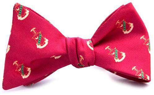 Dogwood Black Kappa Sigma Bow Tie in Scarlet – Country Club Prep