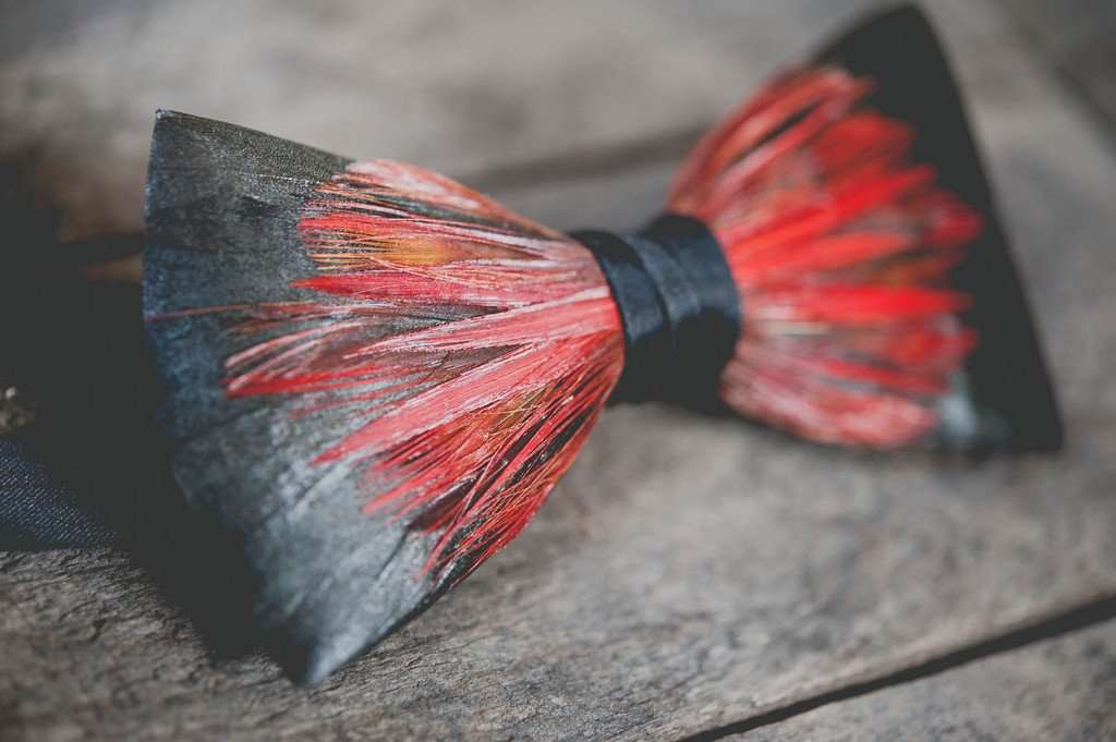 Original Feather Bow Tie in Big Spur by Brackish Bow Ties – Country ...