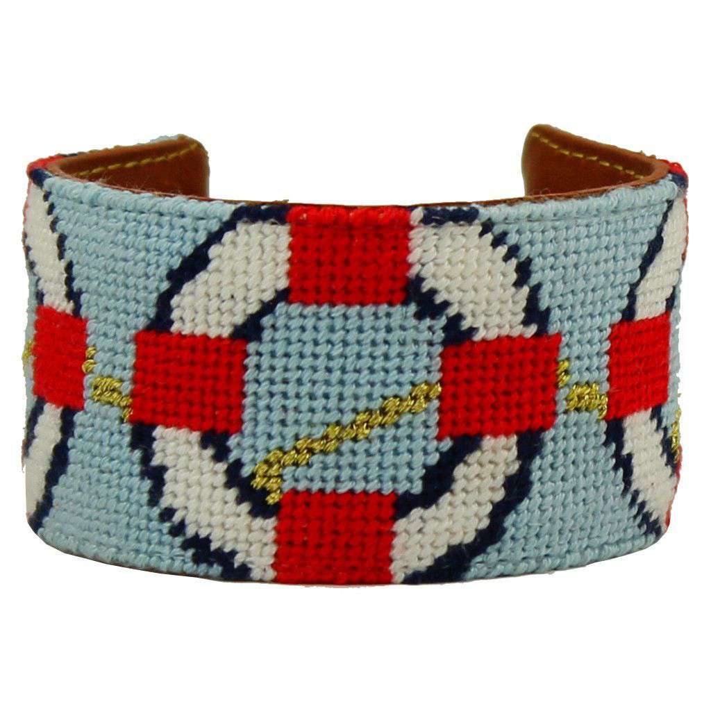 York Designs Francesca Joy Life Savers Needlepoint Cuff Bracelet ...