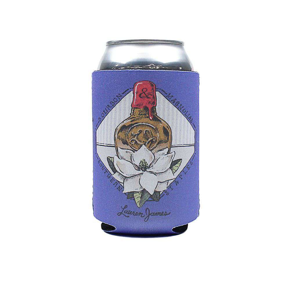 Lauren James Bourbon and Magnolias Can Holder in Periwinkle – Country ...