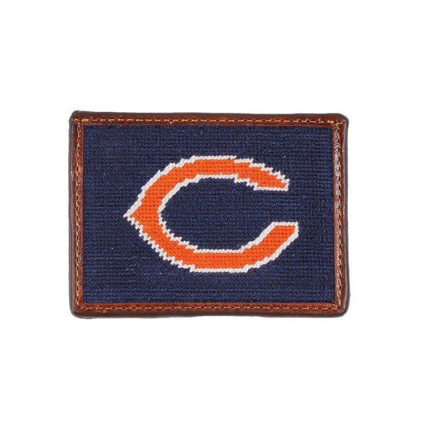 Smathers & Branson Chicago Bears Needlepoint Credit Card Wallet ...