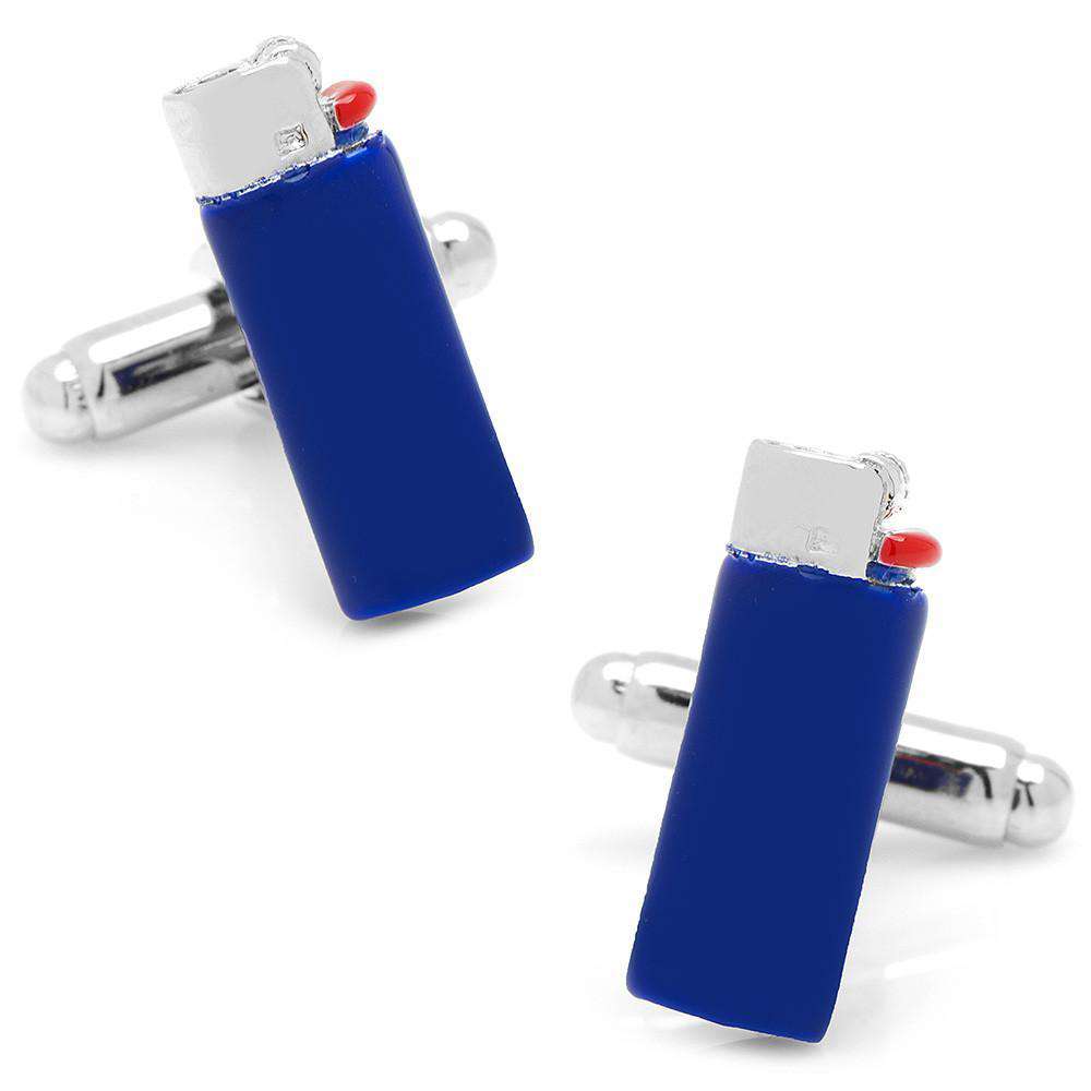 CufflinksInc Lighter Cufflinks in Blue – Country Club Prep