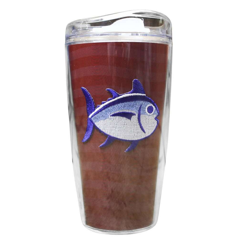 Southern Tide Team Colors 16oz Skipjack Tumbler in Maroon and Gold ...