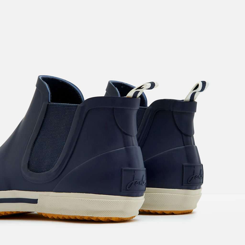 Rainwell Short Slip-On Rain Boots in French Navy by Joules – Country ...