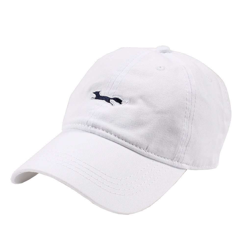 Country Club Prep Longshanks Solid Logo Hat in White Twill