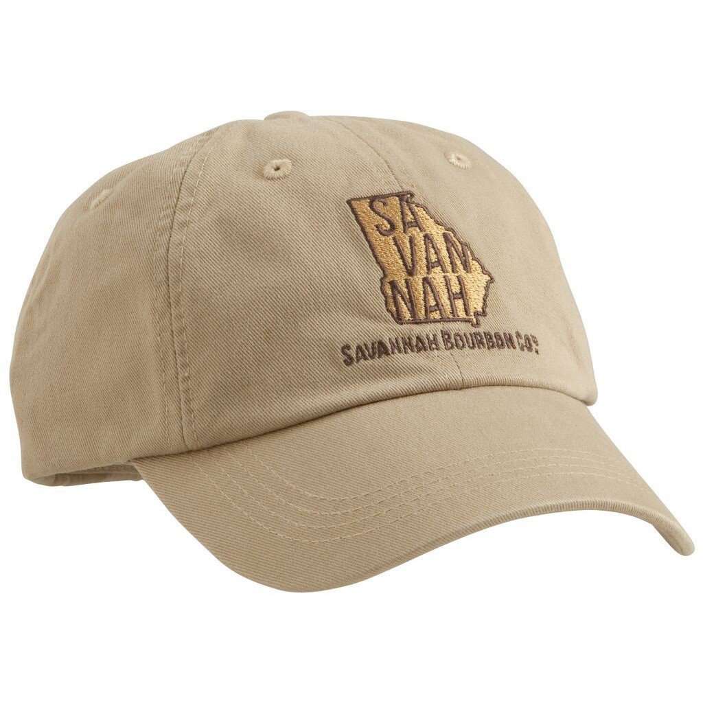 Southern Proper Savannah Bourbon Recipe Hat in Khaki – Country Club Prep