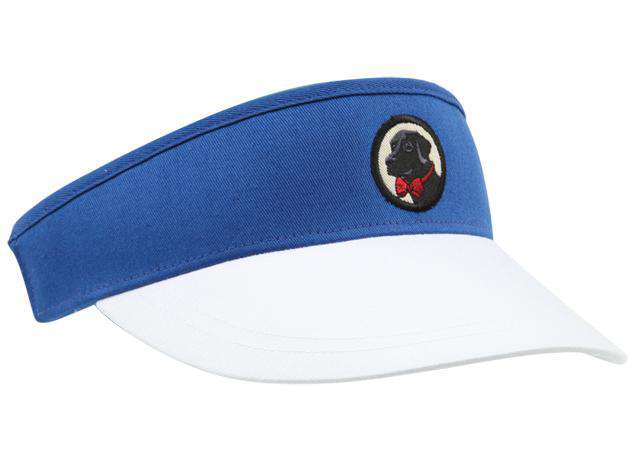 Southern Proper Visor in Blue and White – Country Club Prep