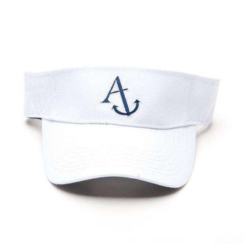 Anchored Style Visor in White – Country Club Prep