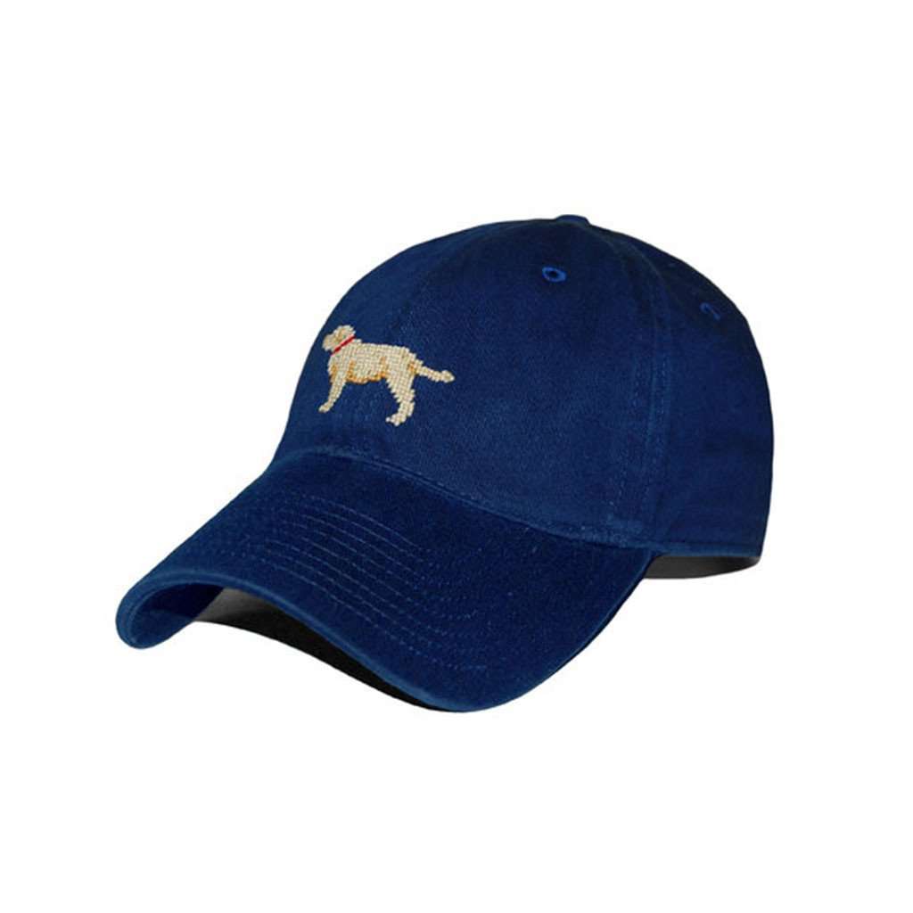 Smathers and Branson Yellow Lab Needlepoint Hat in Navy – Country Club Prep