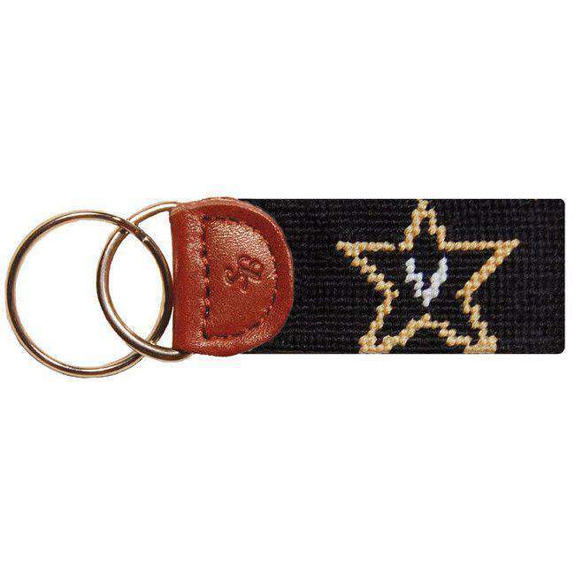Smathers and Branson Vanderbilt Needlepoint Key Fob in Black – Country ...