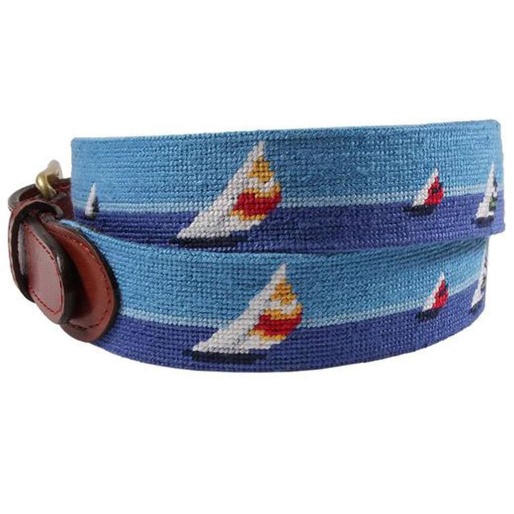 Smathers & Branson Regatta Needlepoint Belt – Country Club Prep