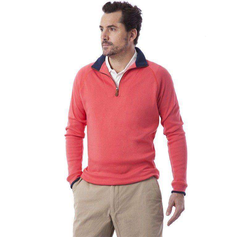 Castaway Clothing Quarterboard Zip in Island Red – Country Club Prep