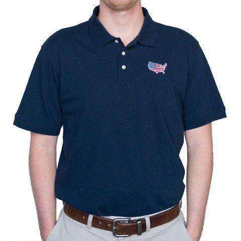 State Traditions America Traditional Polo in Navy – Country Club Prep