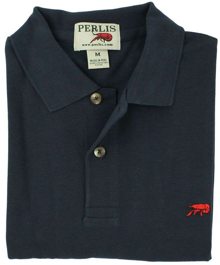 Perlis The Crawfish Polo in Navy – Country Club Prep