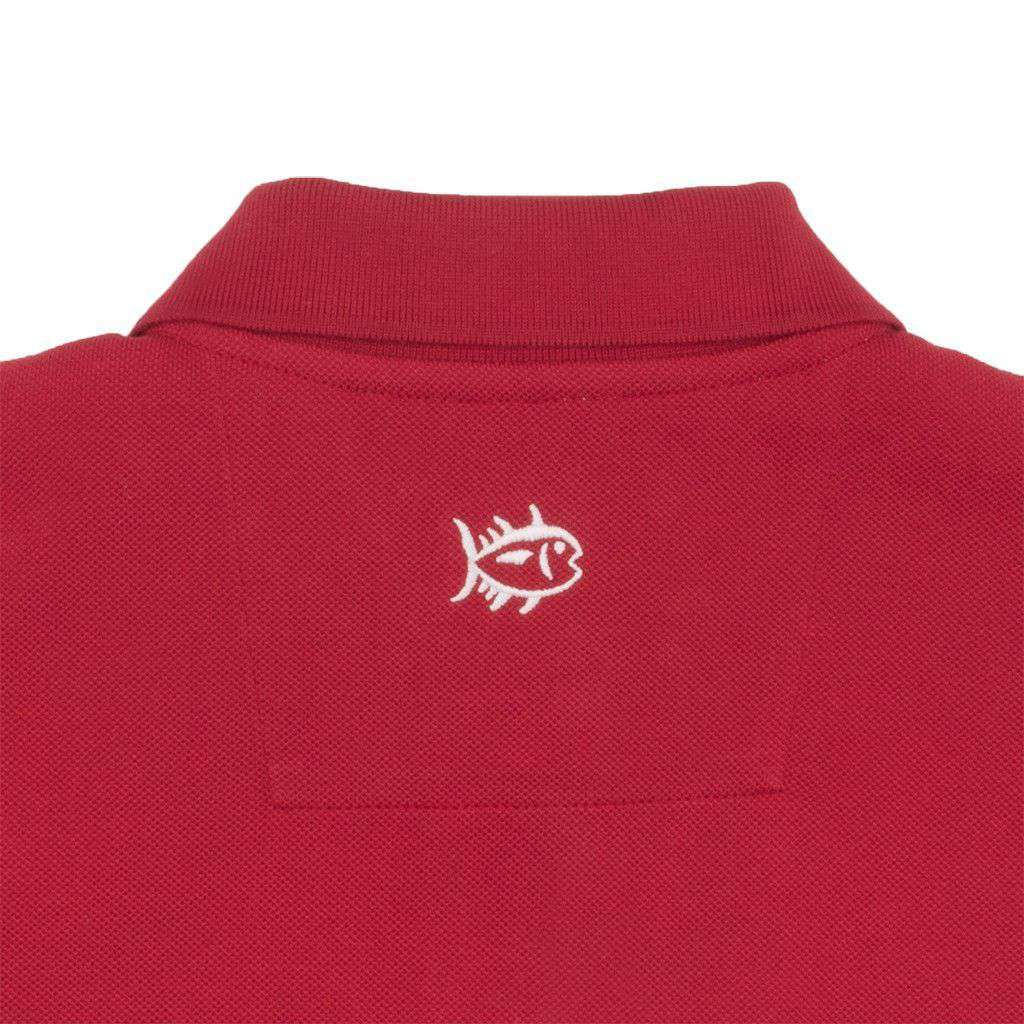 Southern Tide University of Alabama Gameday Skipjack Polo in Crimson ...
