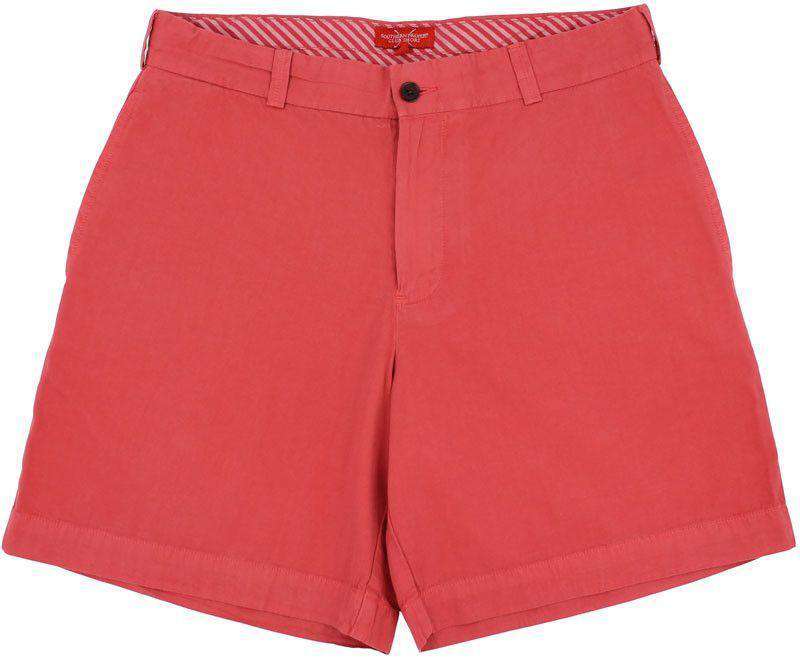 Southern Proper Club Short in Washed Red – Country Club Prep