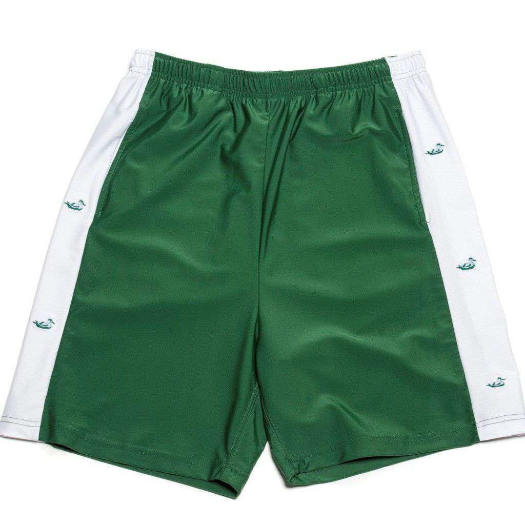 Krass and Co Duck Hunt Shorts in Hunter Green – Country Club Prep