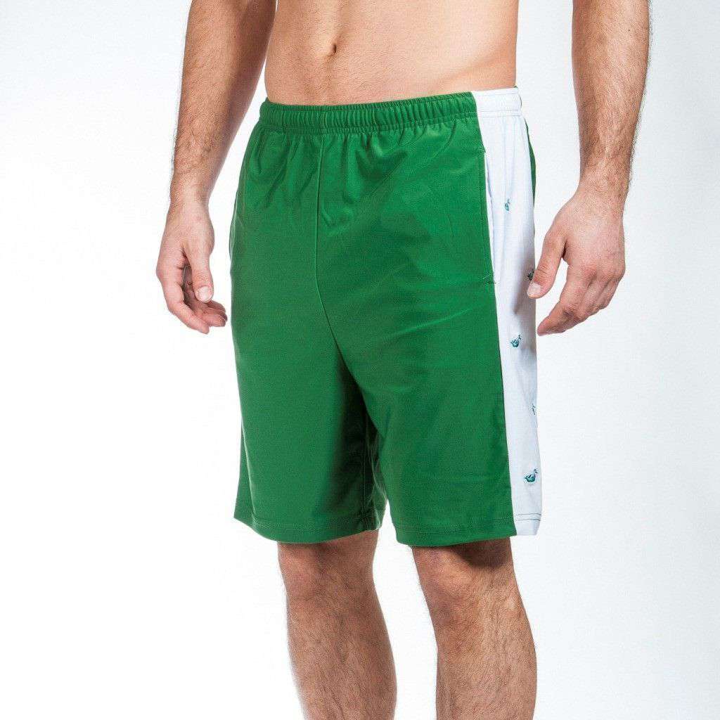 Krass and Co Duck Hunt Shorts in Hunter Green – Country Club Prep