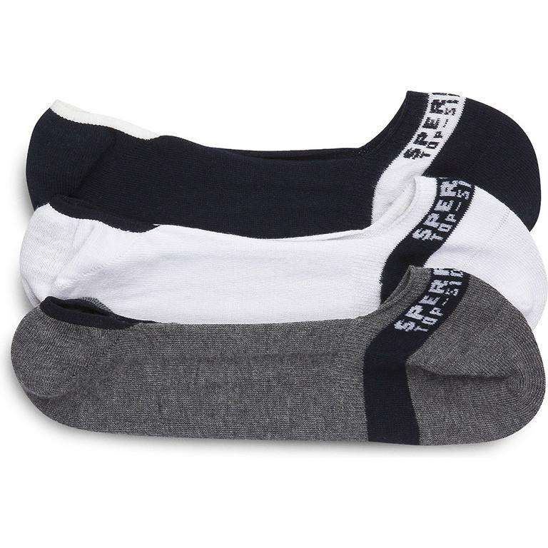 Sperry Signature Sperry Socks 3 Pack in Navy, White and Grey – Country ...