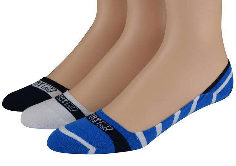 Sperry Striped Signature Sperry Socks 3 Pack in Ocean Blue – Country ...
