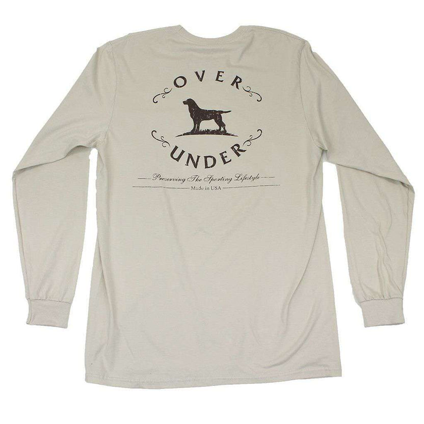 Over Under Clothing Antique Logo Long Sleeve Tee in Oyster – Country ...