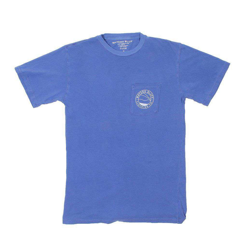 Waters Bluff Fisher Tee Shirt in Mystic Blue – Country Club Prep