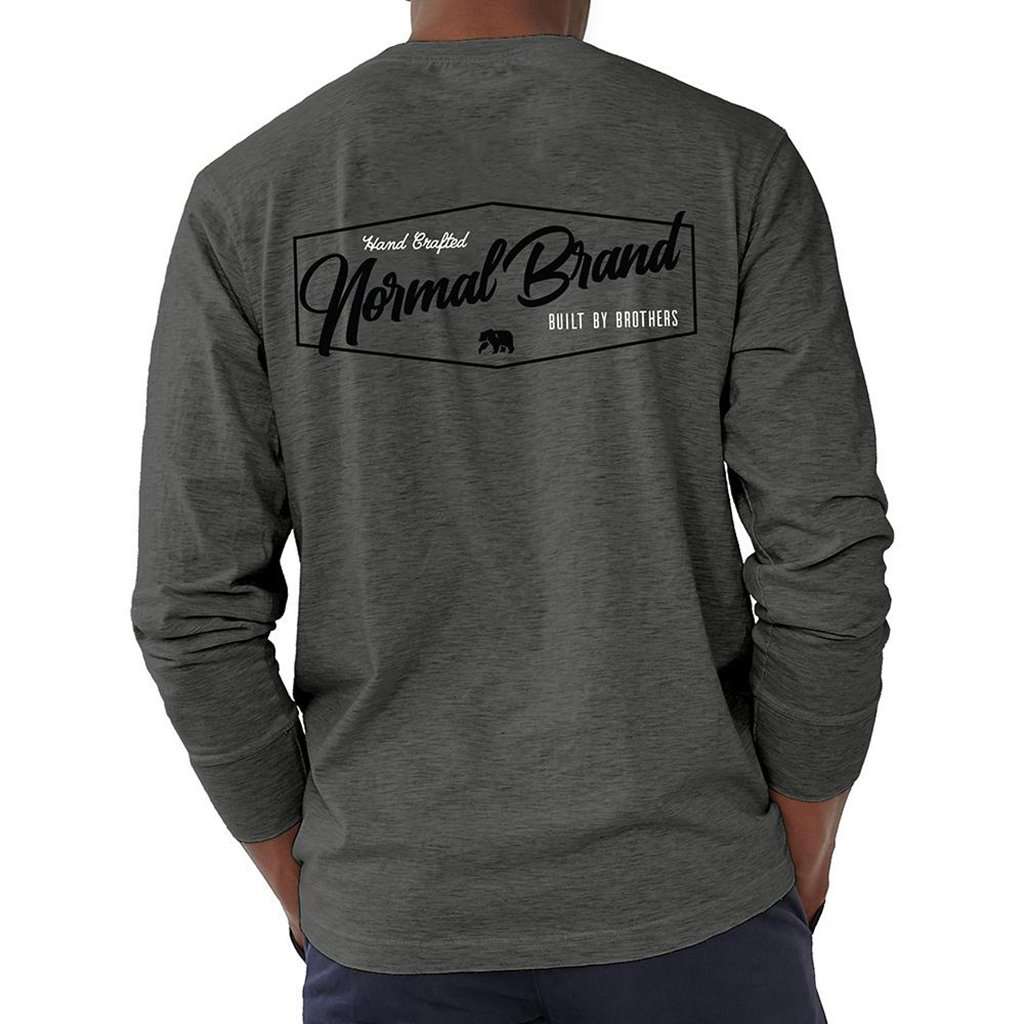 The Normal Brand Long Sleeve Industrial T in Tri Blend Grey – Country ...