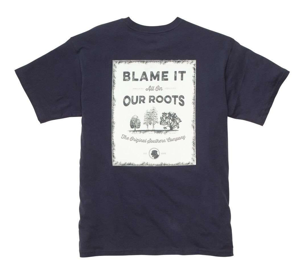 Southern Proper Our Roots Tee in Navy – Country Club Prep